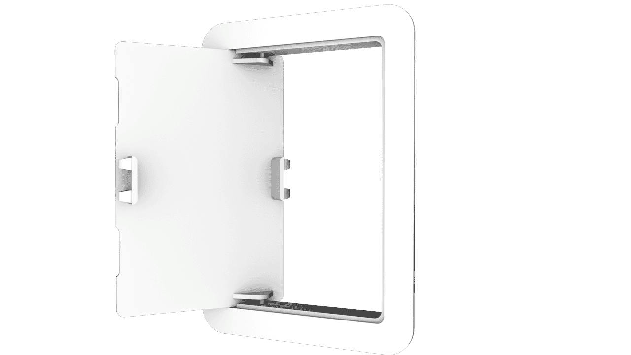 355x355mm (HxW) White Plastic Access Panel Inspection Hatch at Express ...