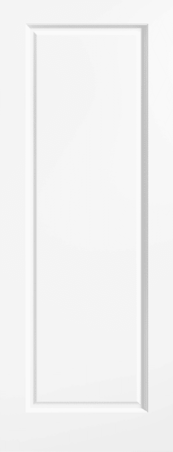 White 1 Panel Smooth Door from Doors & More