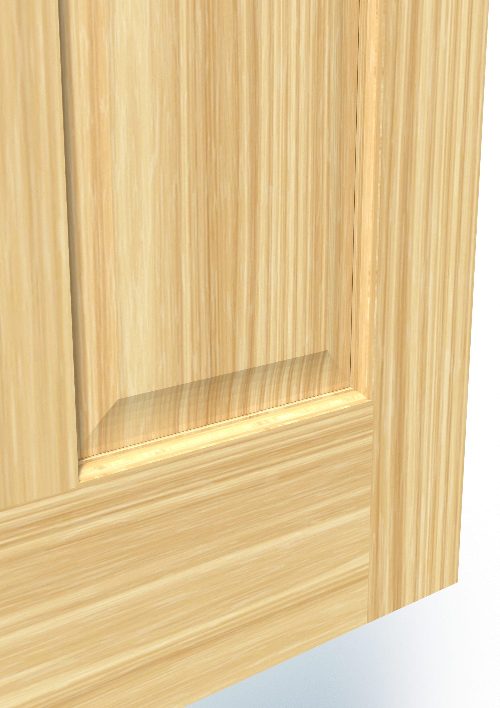 838x1981x35mm (33") Traditional Victorian Pine 4 Panel Glazed Internal ...