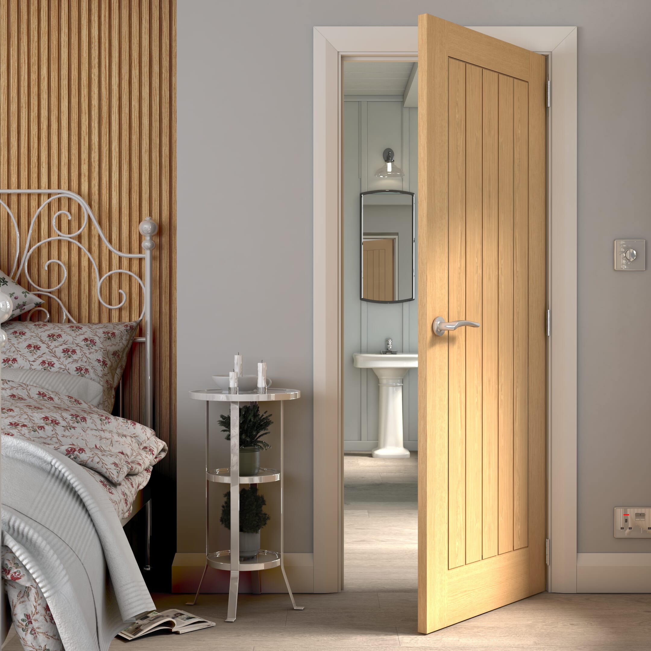 533x1981x35mm (21") Cottage Oak - Prefinished Internal Doors at Vibrant ...