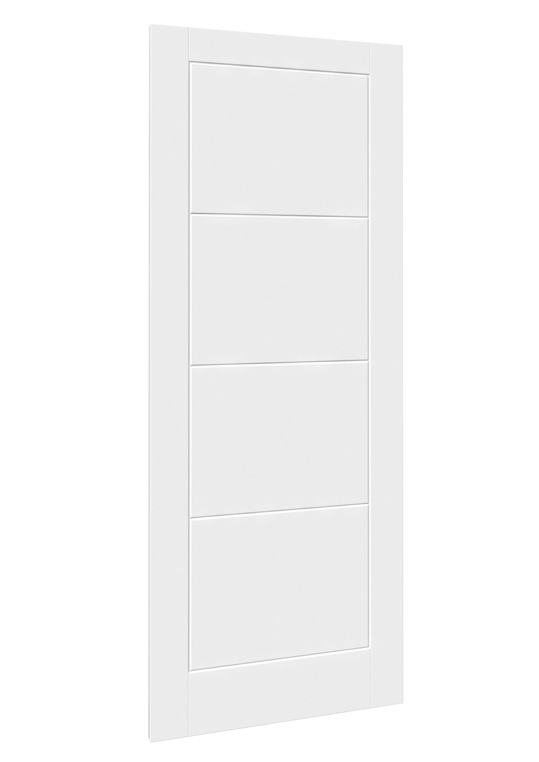 2040mm x 826mm x 44mm White Smooth Ladder Internal Doors at Vibrant Doors