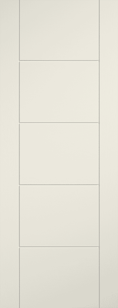 610x1981x35mm (24") Ladder 5 Panel Ivory Laminate Internal Doors at ...