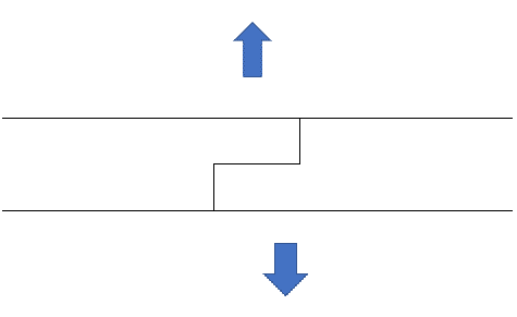 1360x1981x35mm Oak Shaker 4l Clear Glazed Rebated Pair Internal Doors ...