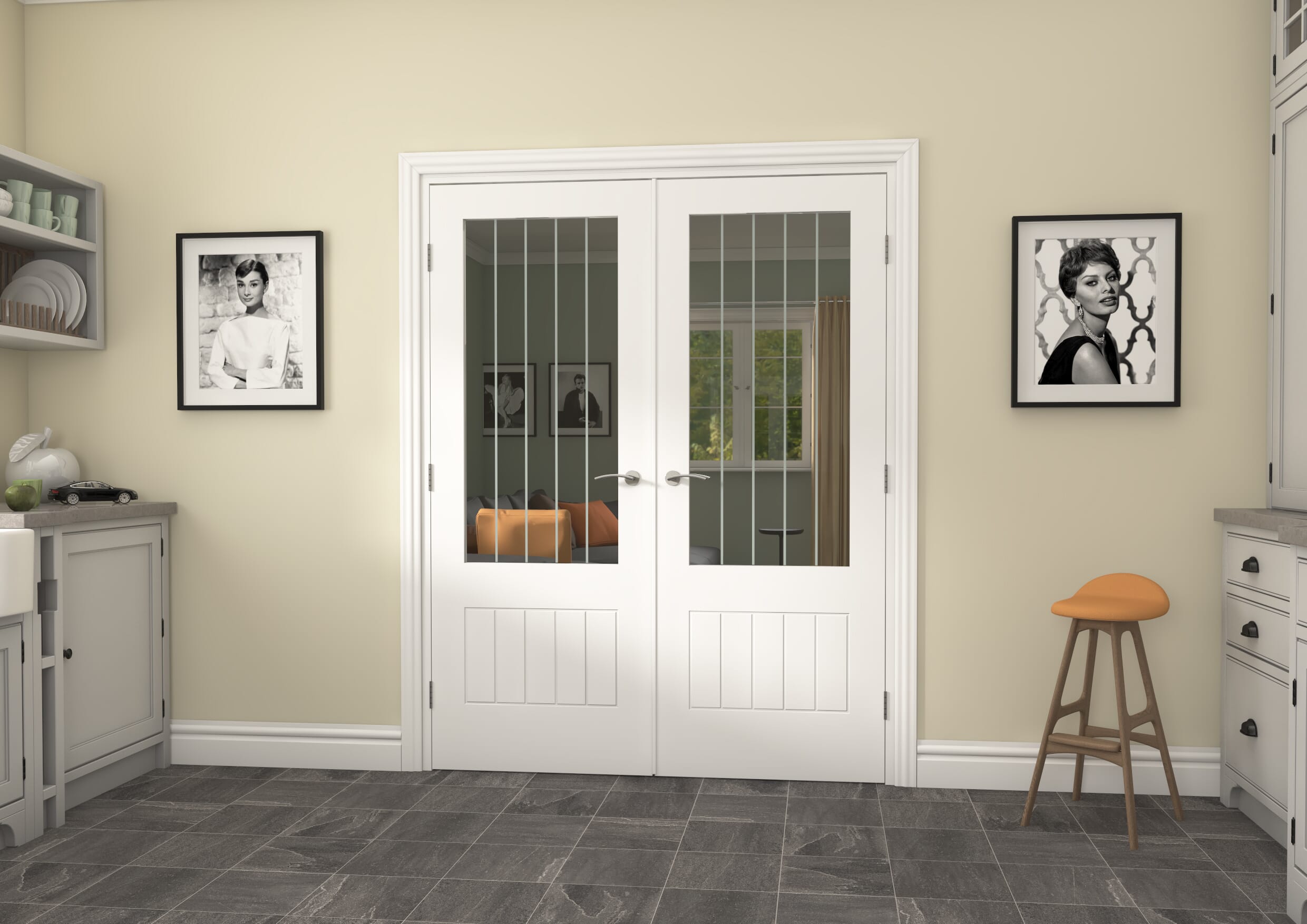 Suffolk White 2xg Glazed French Door Set At Express Doors Direct