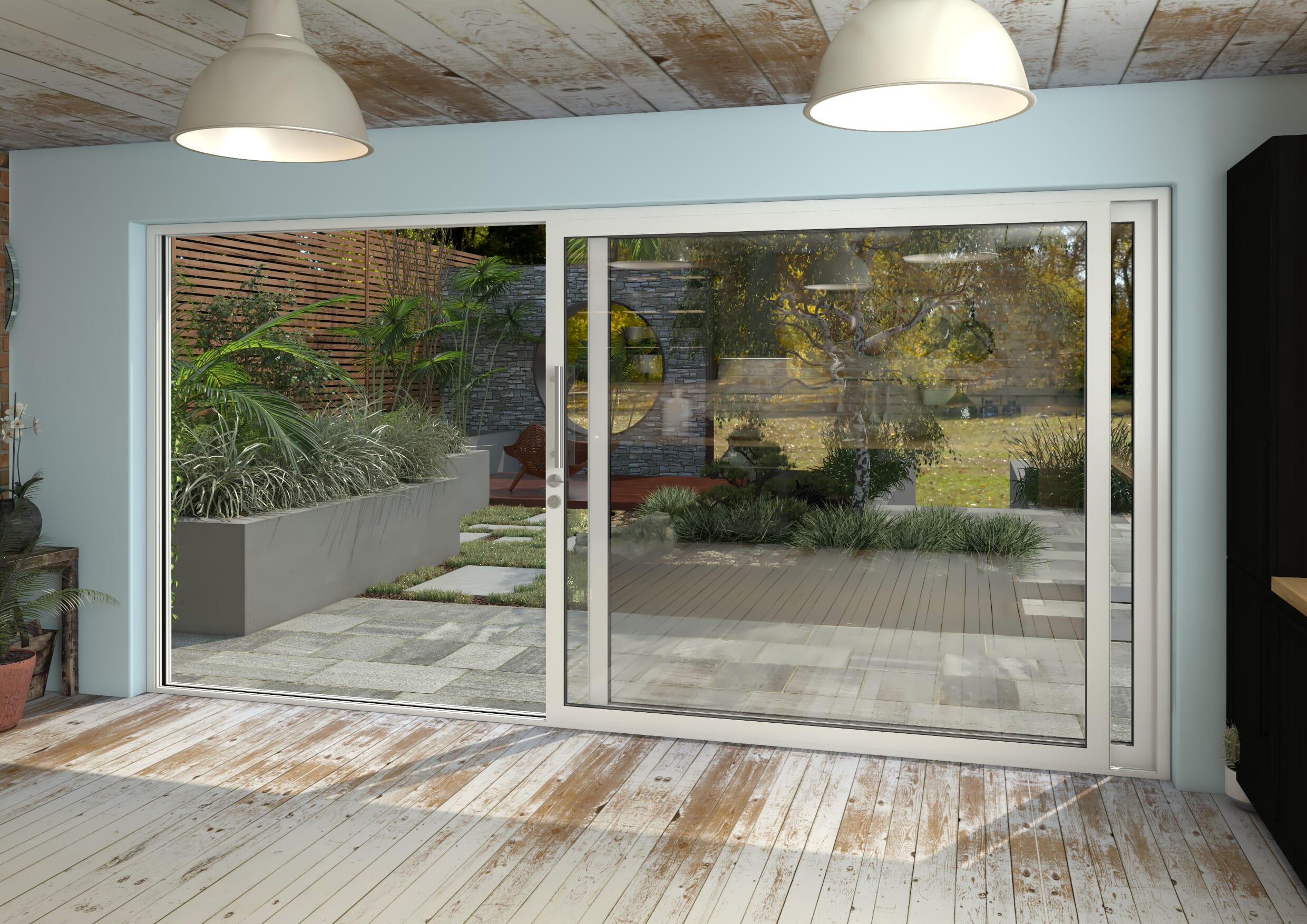 White Aluminium Sliding Patio Doors at Donald Zielinski blog