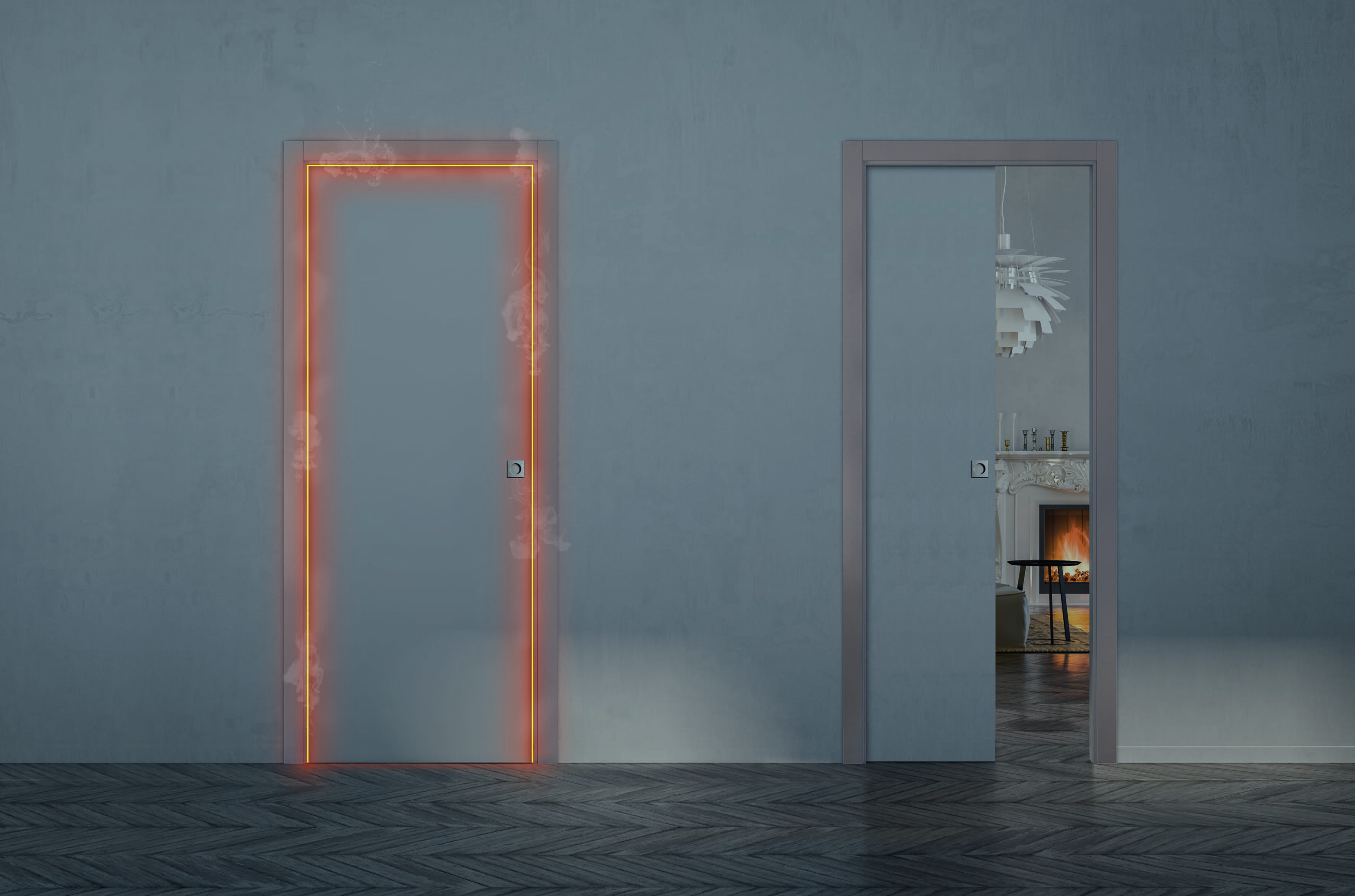 Kit to Suit 2040 x 726 x 44mm FD30 Fire Door at Express Doors Direct