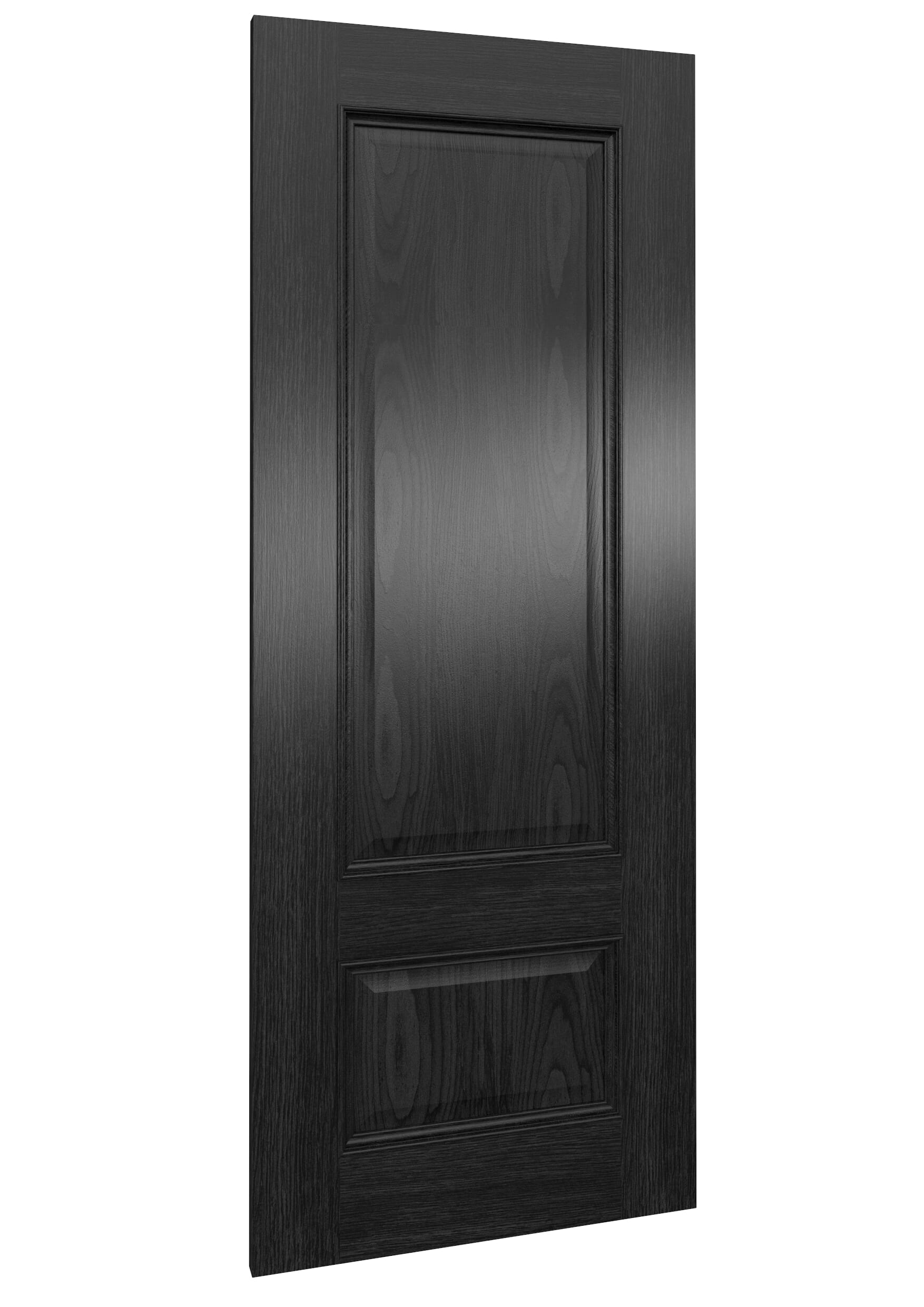 762x1981x35mm (30) Surrey Black Oak - Prefinished Sliding Barn Door at ...