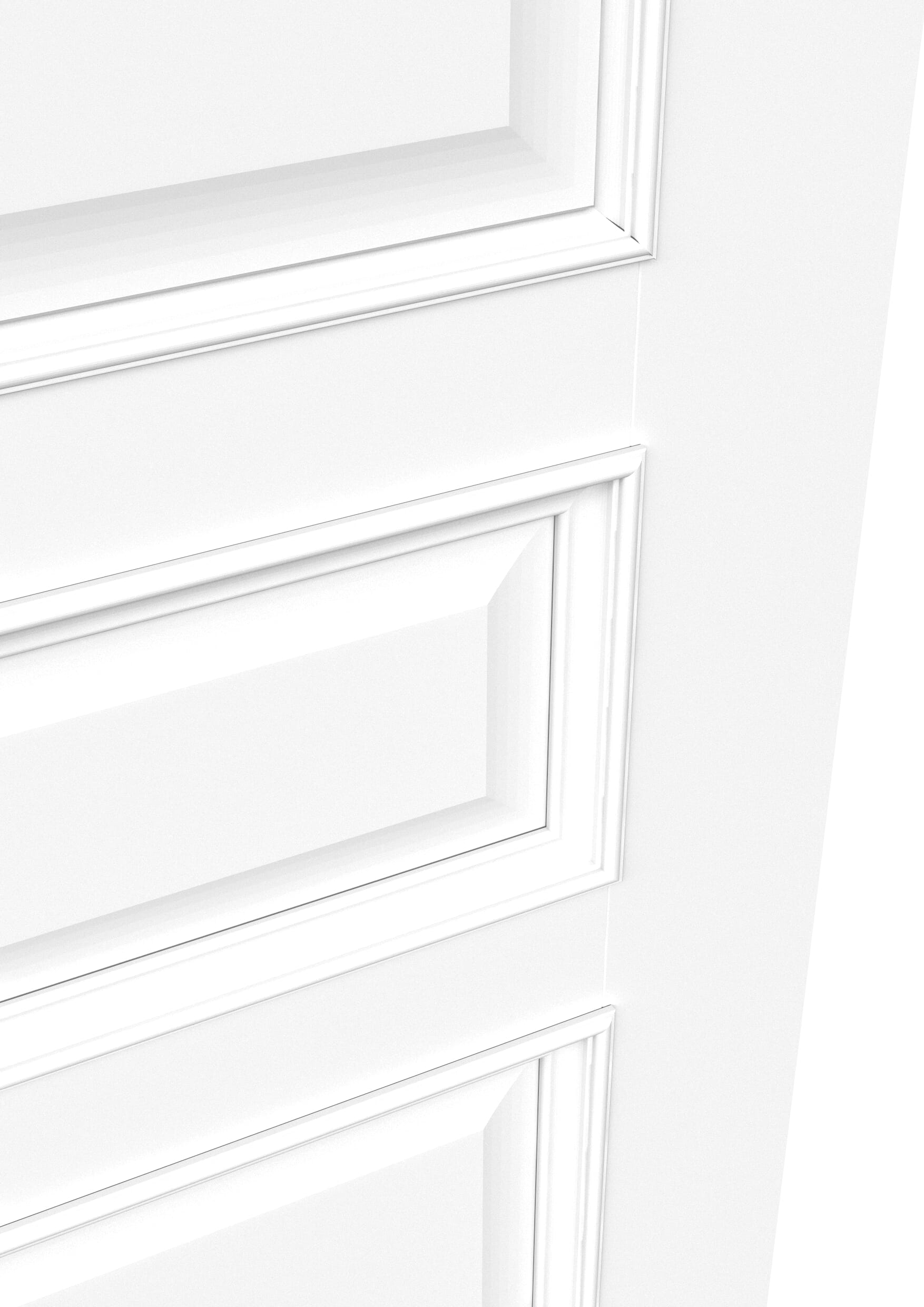 762x1981x35mm 30 Kent White Prefinished Sliding Barn Door At Vibrant Doors