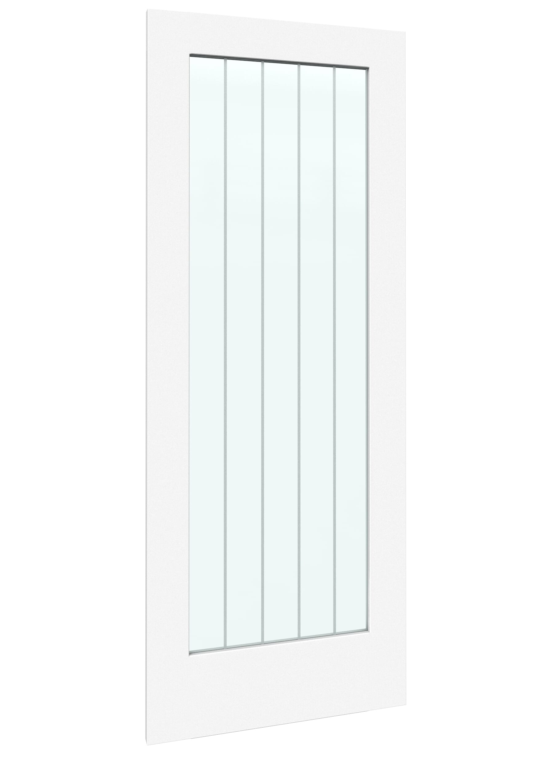 762x1981x35mm (30) Suffolk White Pattern 10 - Prefinished Sliding Barn ...