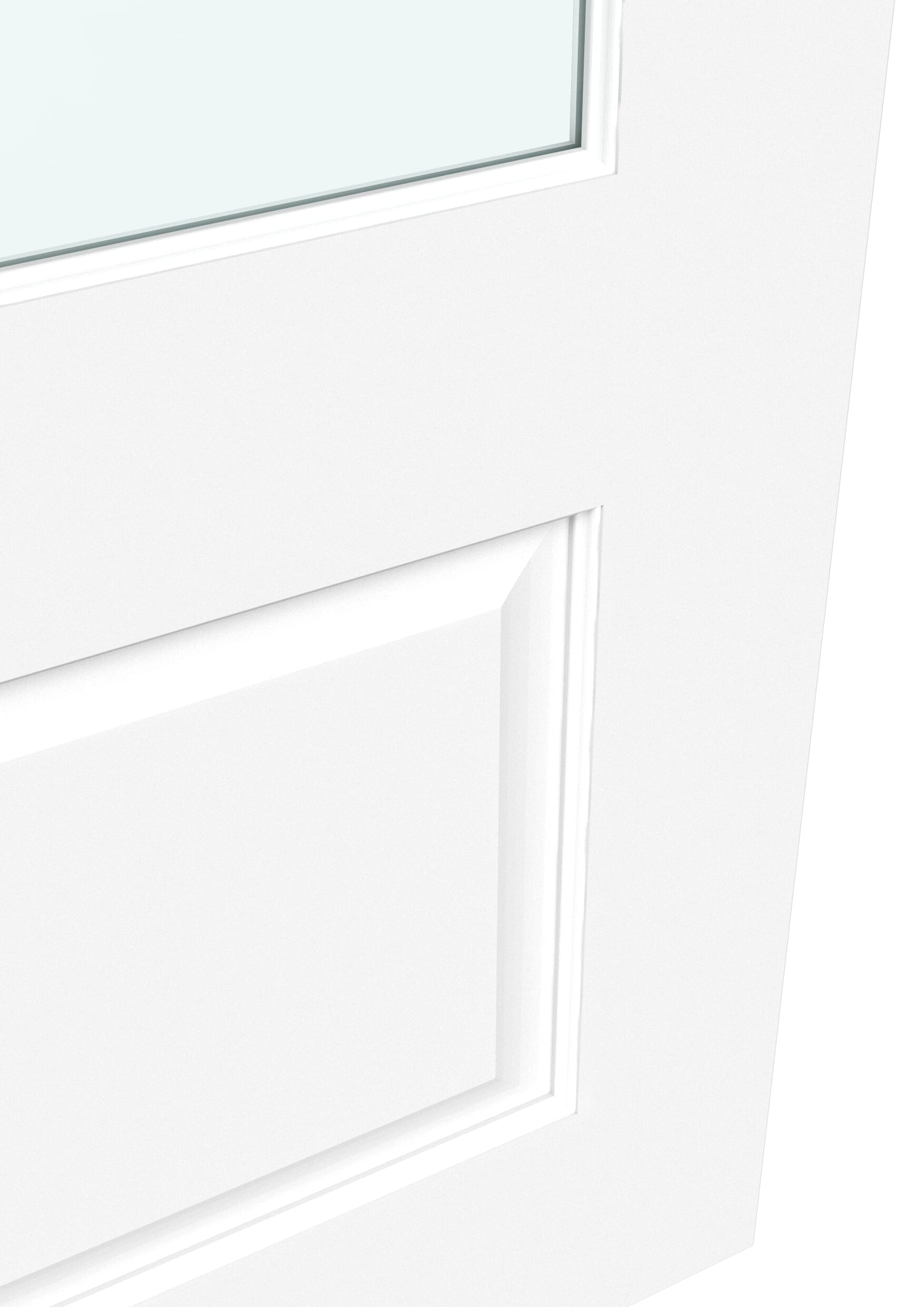 762x1981x35mm (30) Grange 2 Panel Clear Glass - Prefinished Sliding ...