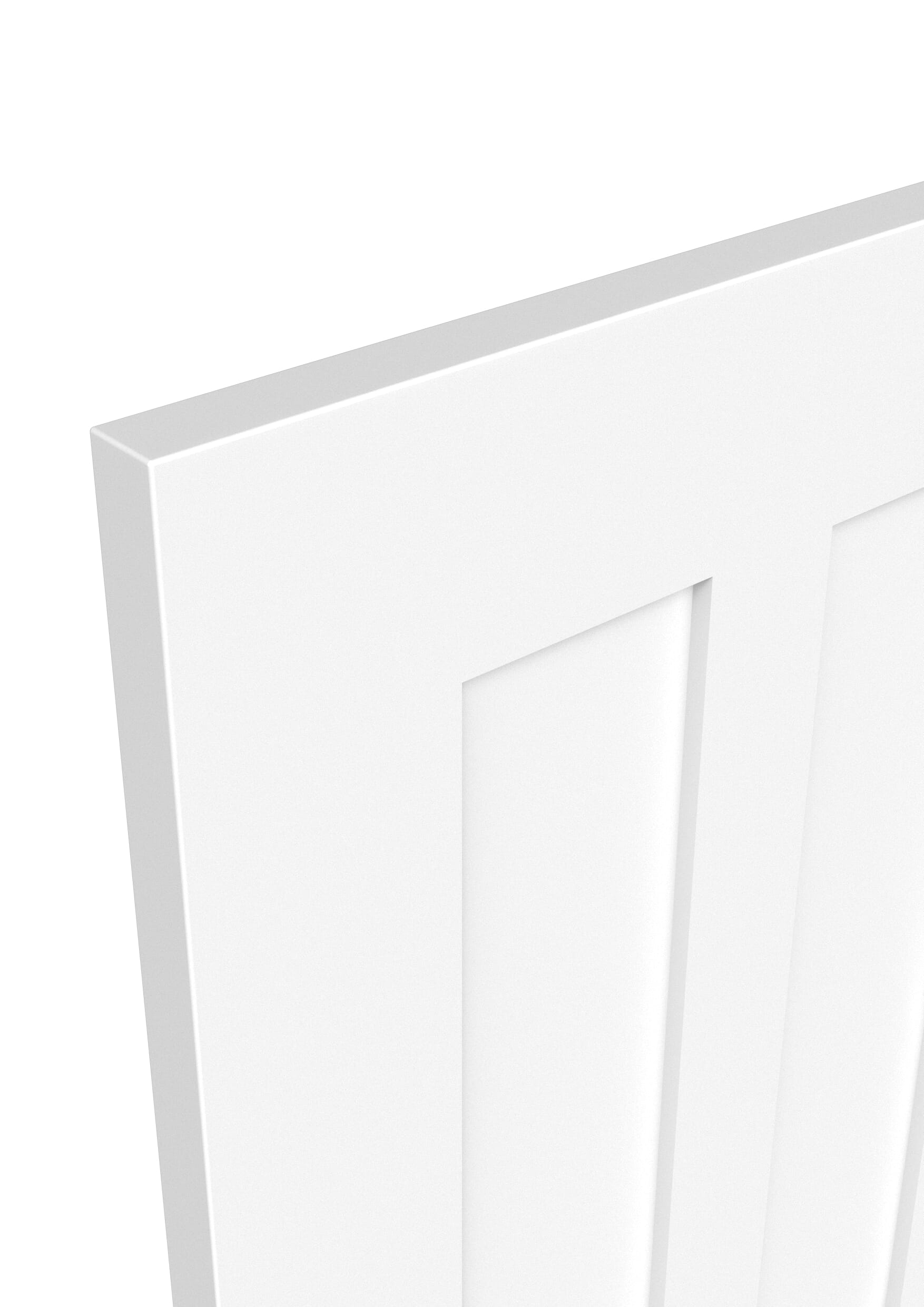 762x1981x35mm (30) Aston White Sliding Barn Door at Vibrant Doors