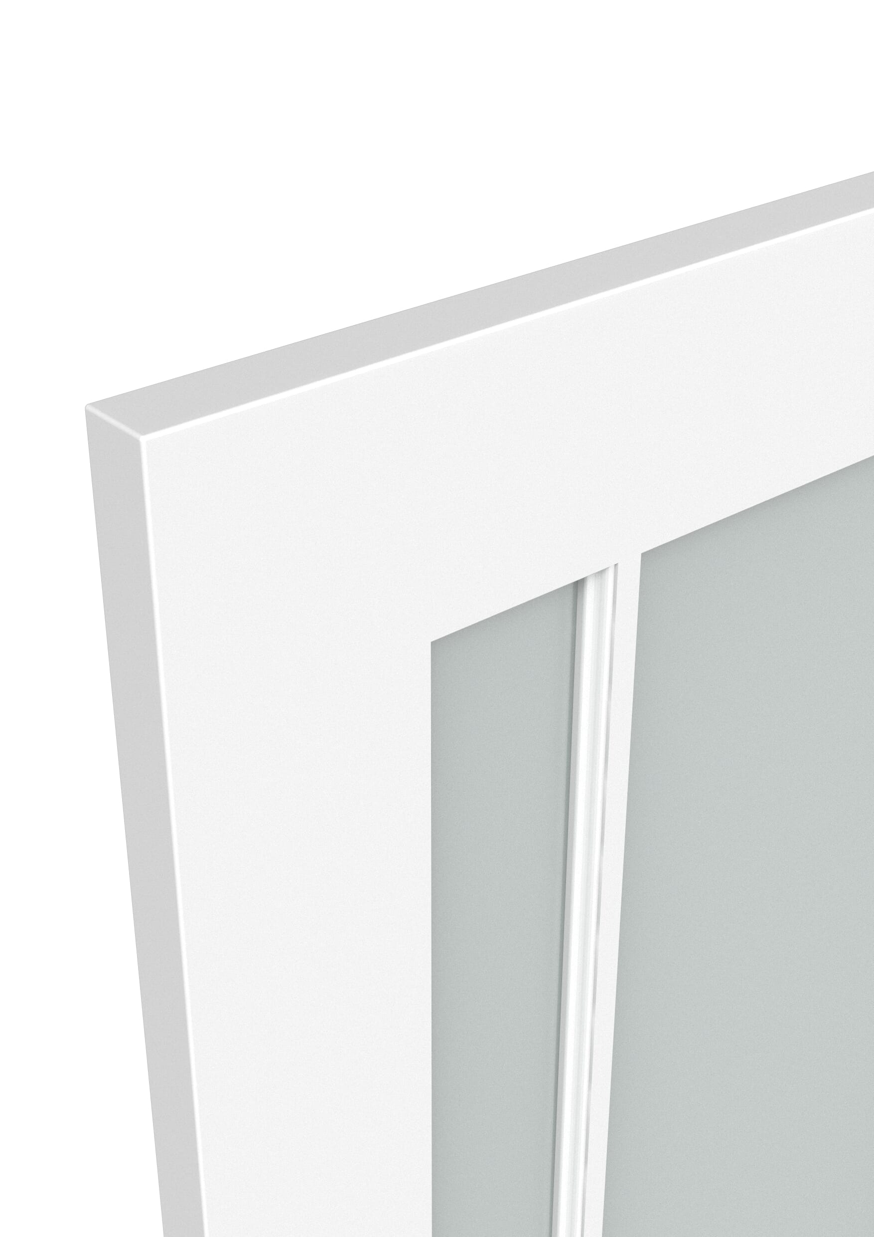 838x1981x35mm (33) Lincoln White Frosted Glass Sliding Barn Door at ...